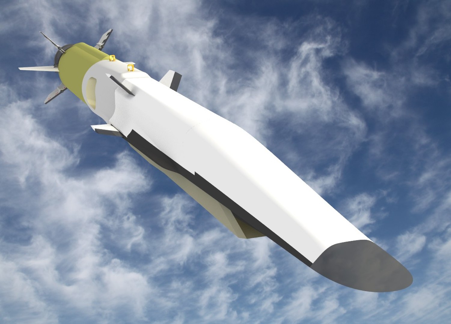 X-51a Waverider 3d Model
