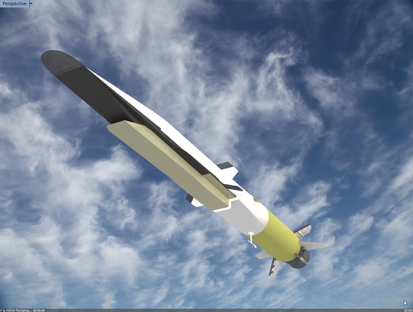 X-51a Waverider 3d Model