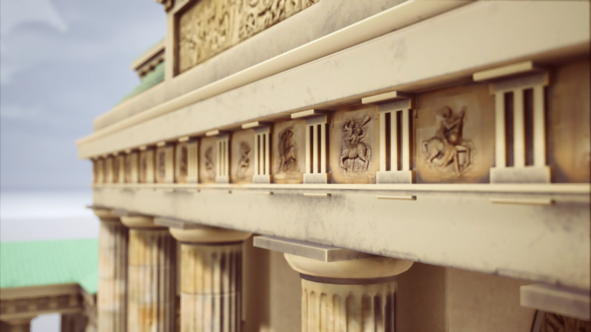 3D Brandenburg Gate Model - TurboSquid 1297292