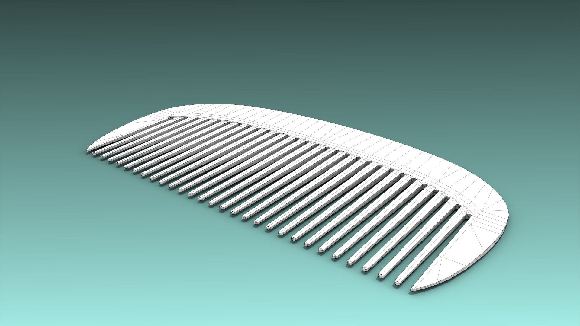 3D Model Low-poly Comb - TurboSquid 1633044