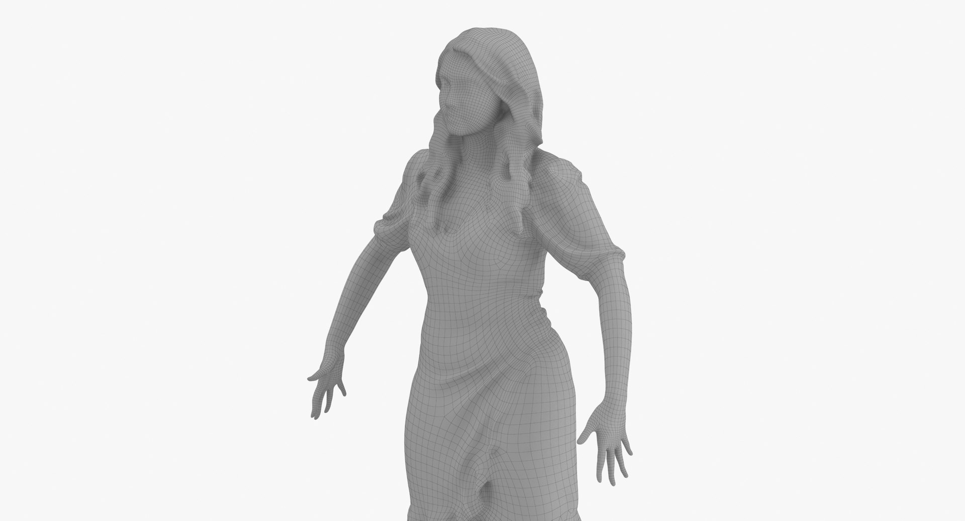 Mabel Casual Summer A Pose 3D model - TurboSquid 2003451