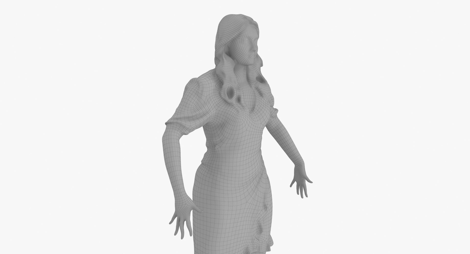 Mabel Casual Summer A Pose 3D model - TurboSquid 2003451