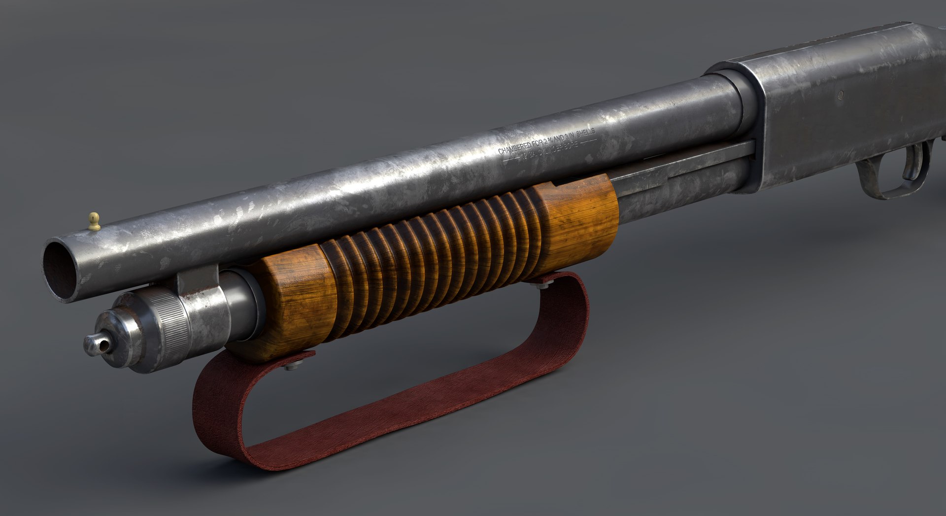 Shotgun Mossberg 590 Old 3D Model - TurboSquid 1538533