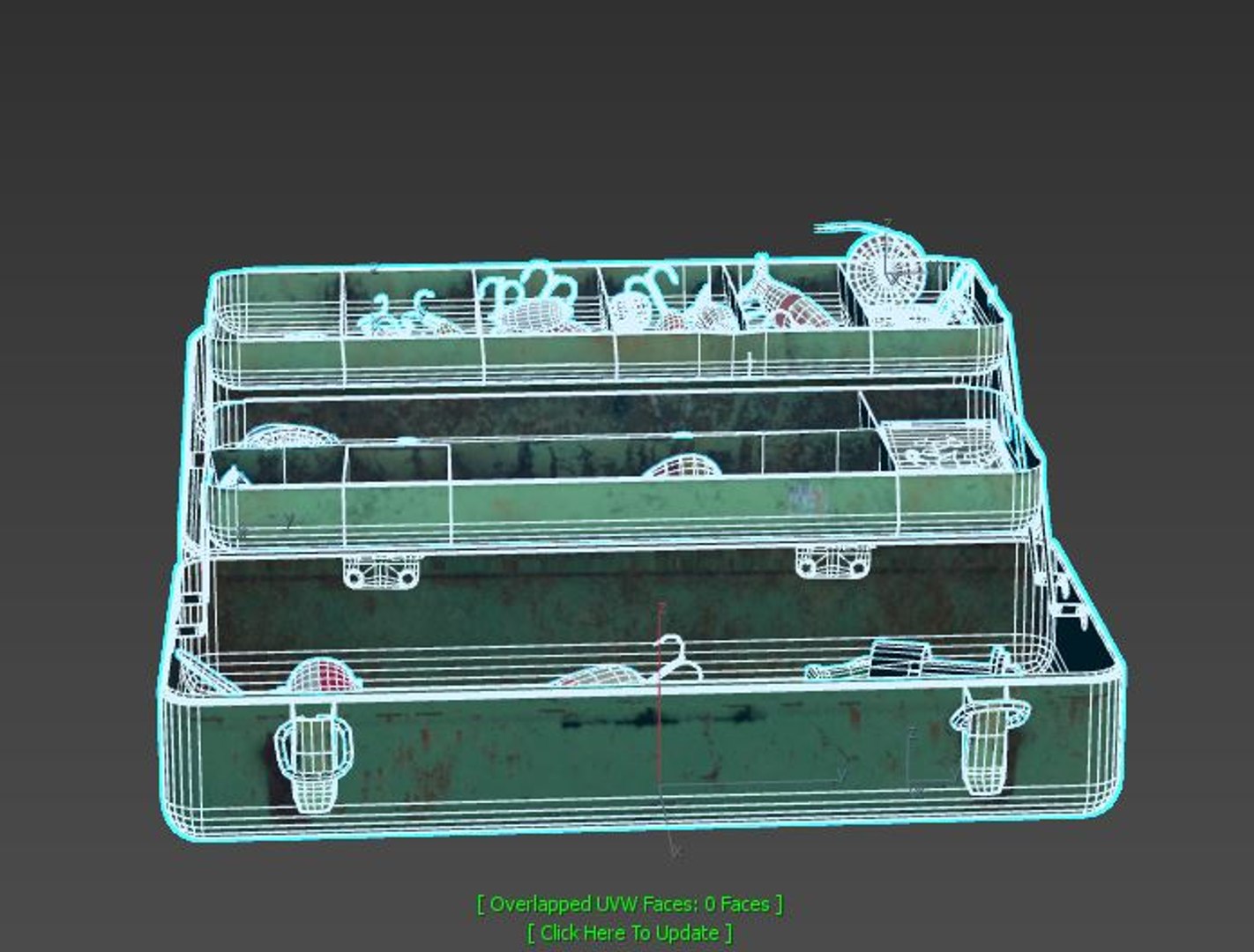 Old Fishing Tackle Box 3D Model - TurboSquid 1980378
