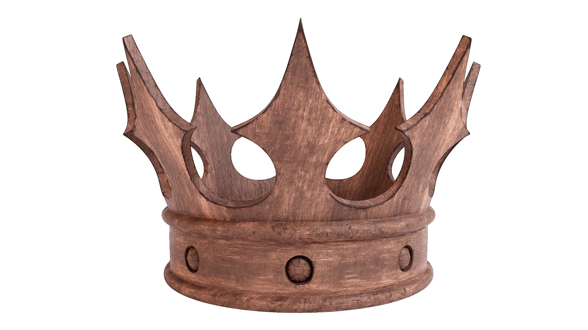 Royal Crown Wooden PBR 3d Model Model - TurboSquid 1953798