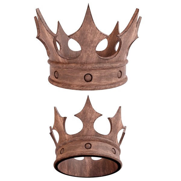 modelo 3d Royal Crown madera PBR modelo 3d - TurboSquid 1953798
