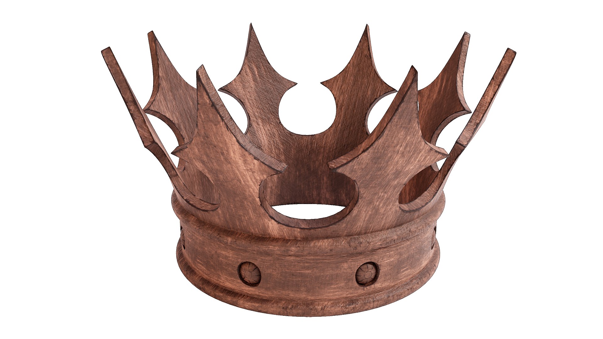 Royal Crown Wooden PBR 3d Model Model - TurboSquid 1953798