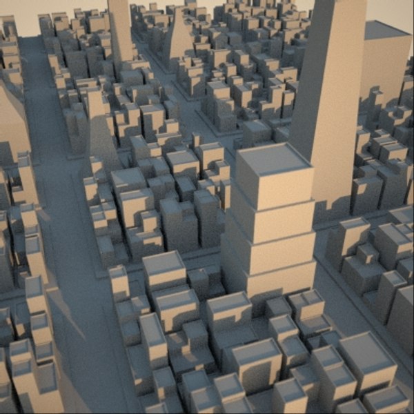 3d model cityscape metroplex buildings skyscrapers