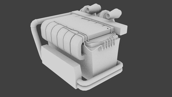 Blender engine turbos 3D model - TurboSquid 1240765