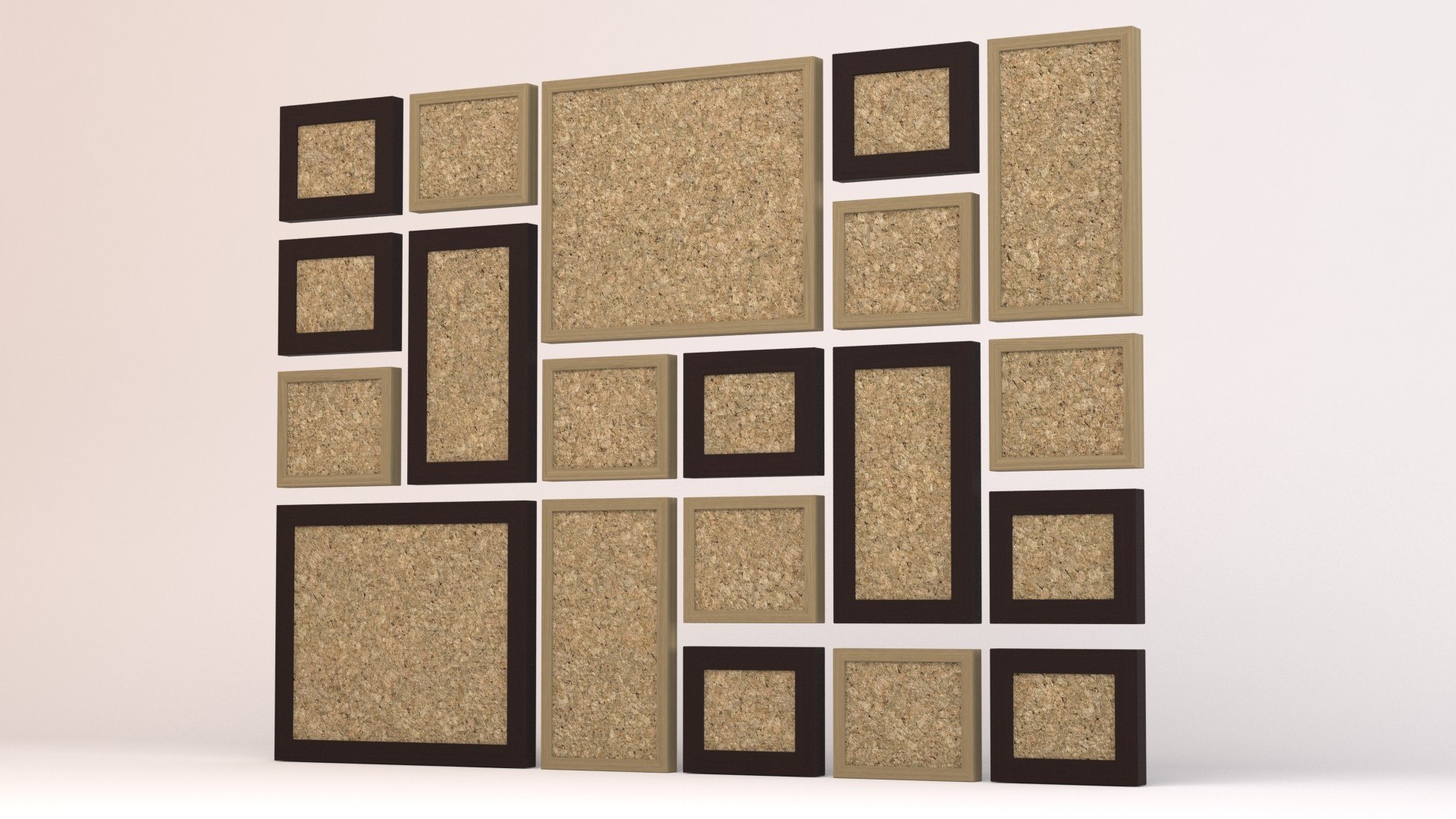 3d Model Contemporary Picture Wall Frames