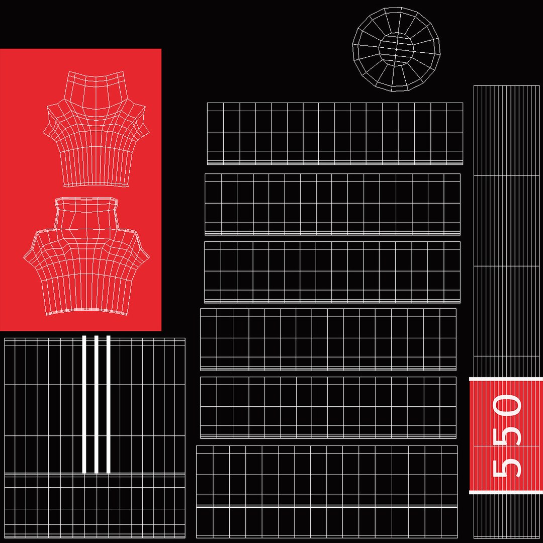 3D model Red Composite Badminton Rackets and Plastic Shuttlecock ...