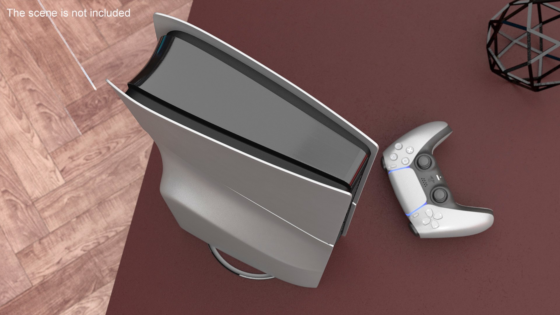 3D Slim Console Sony PlayStation 5 Sterling Silver Model - TurboSquid ...