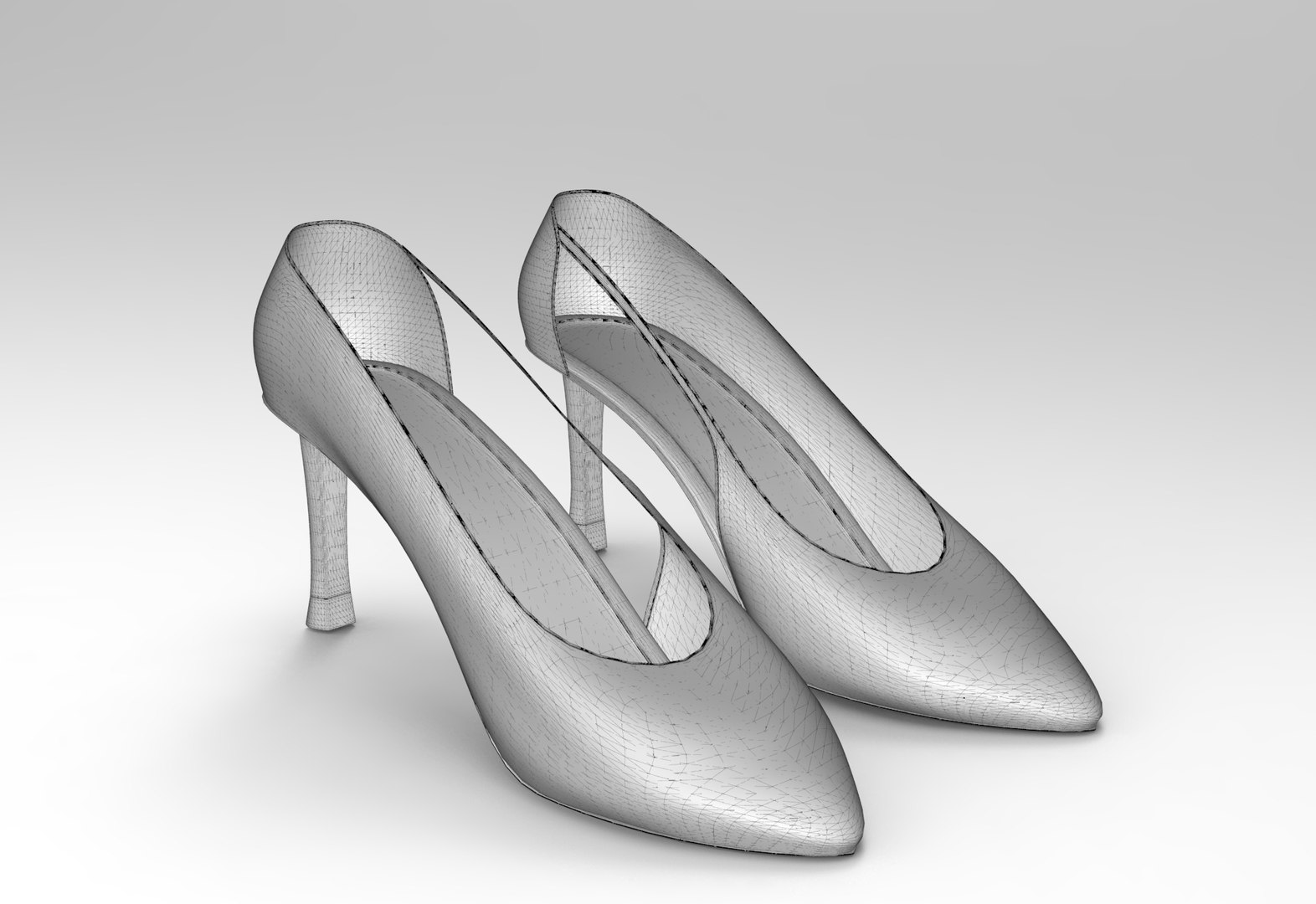 3D Pump Shoe Model - TurboSquid 1926469