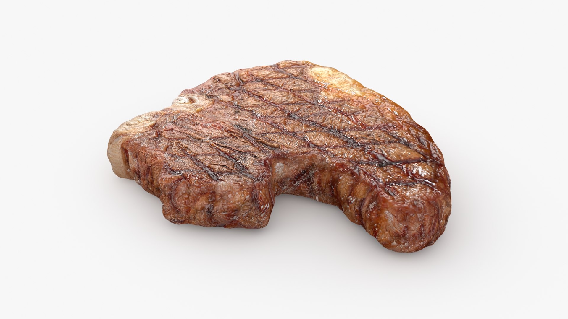 3D Model Grilled T Bone Steak - TurboSquid 2285341