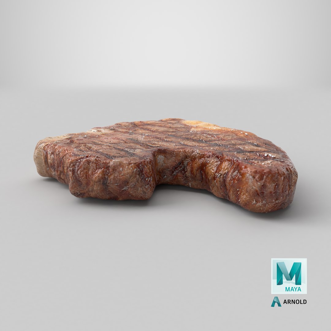 3D Model Grilled T Bone Steak - TurboSquid 2285341