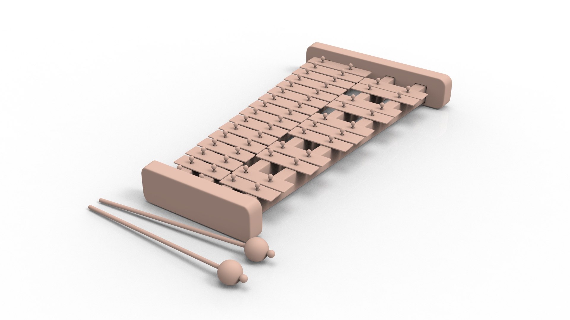 Xylophone 3D Model - TurboSquid 2127420