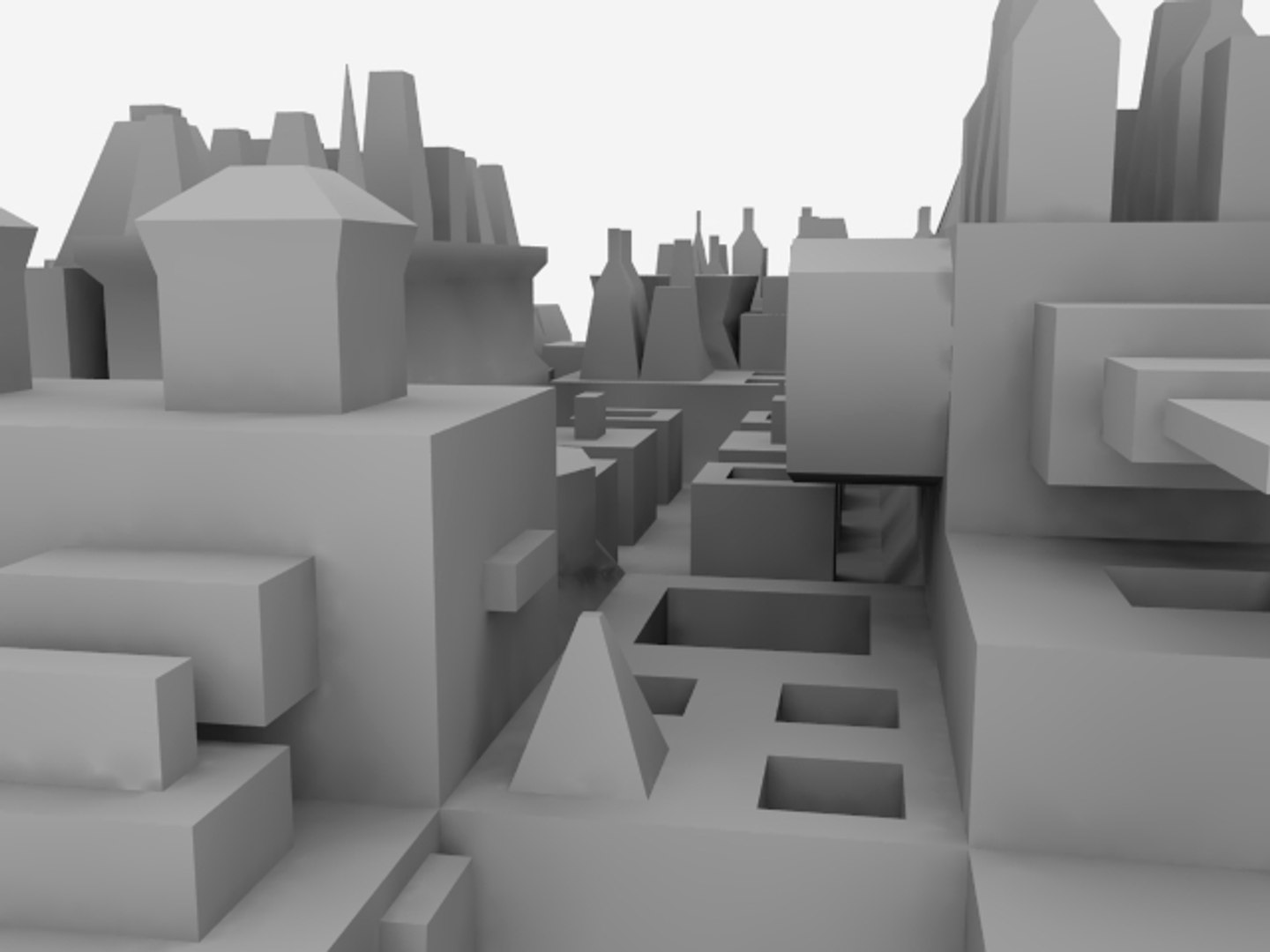 Complex Greebled Cube Dxf