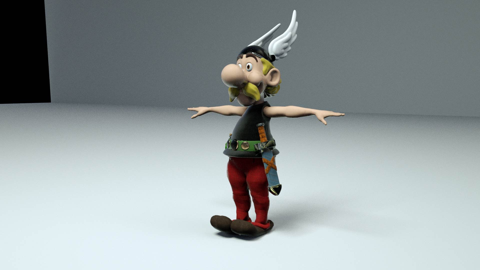 3D Asterix Model - TurboSquid 1544881