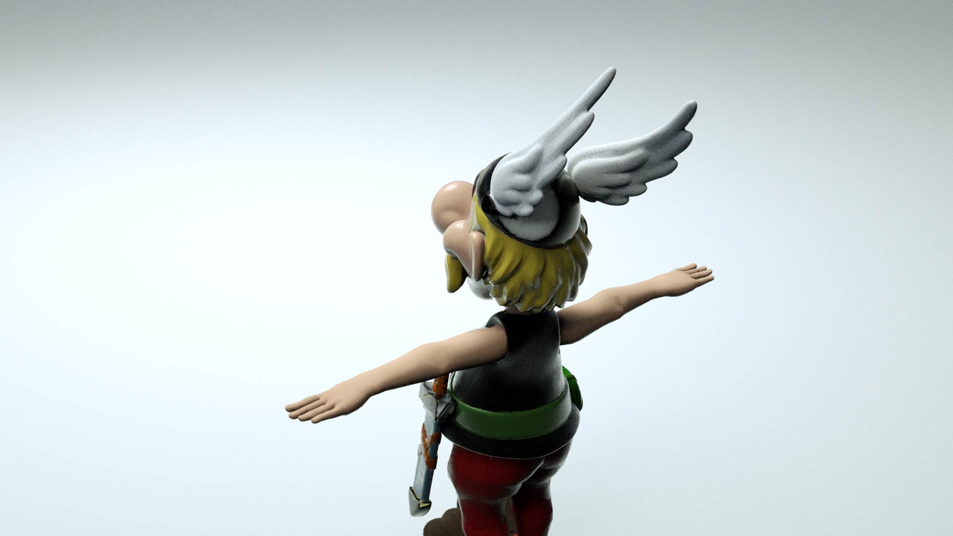 3D Asterix Model - TurboSquid 1544881