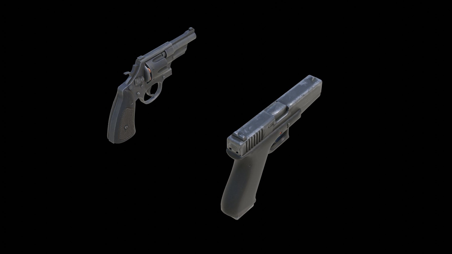 3D Pistol Gun model - TurboSquid 2167948