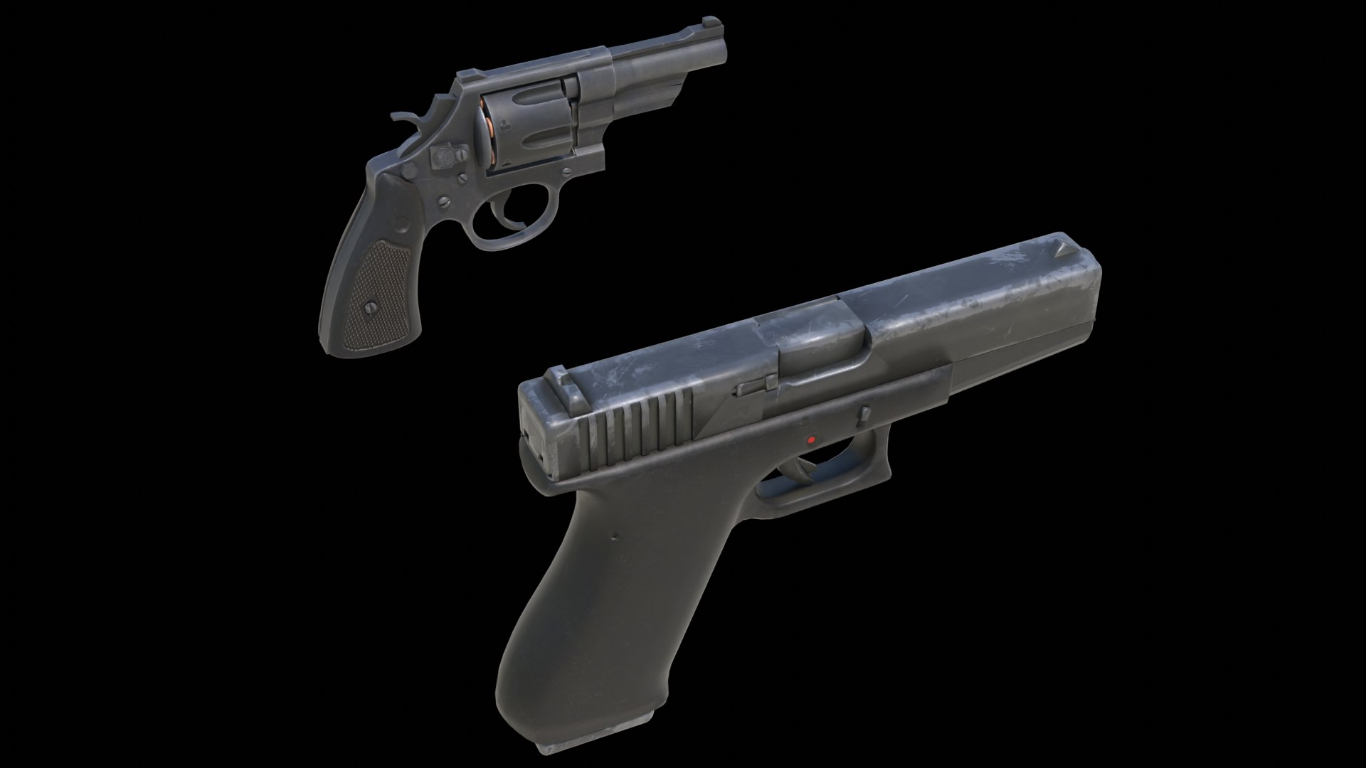 3D Pistol Gun model - TurboSquid 2167948