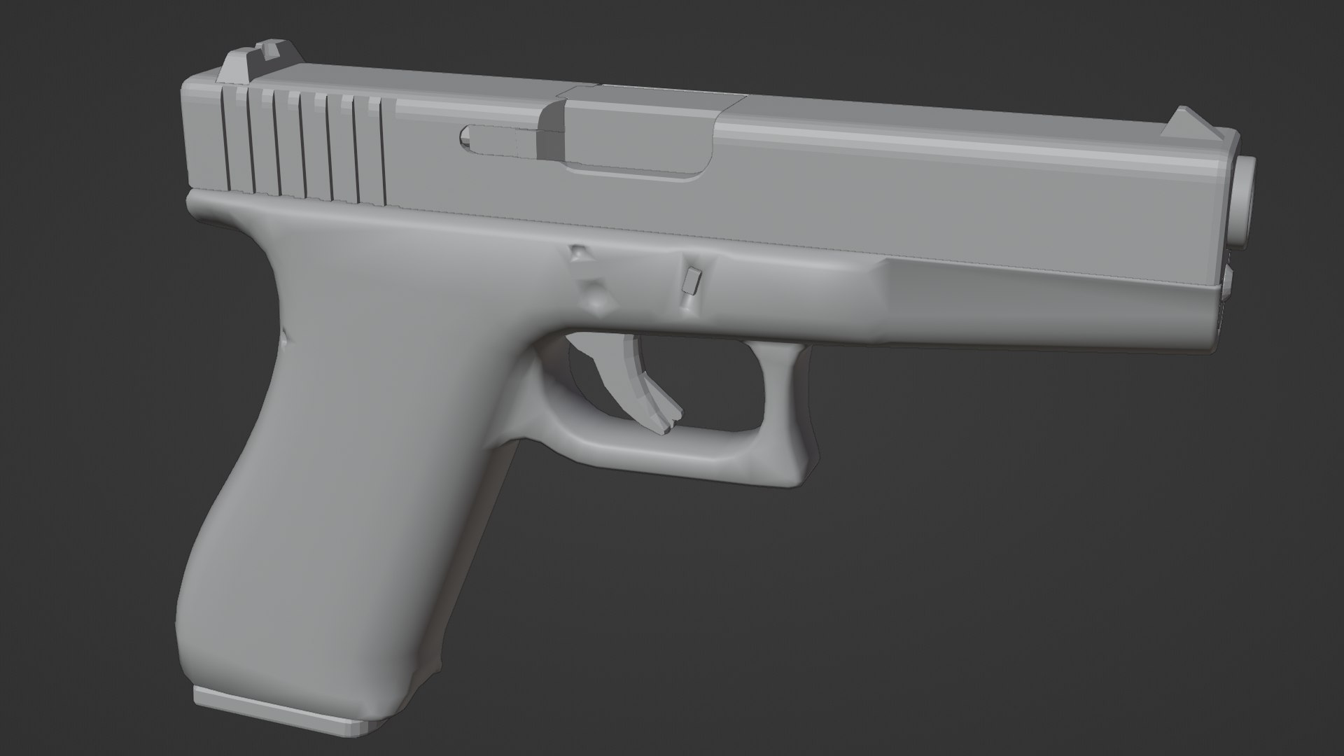 3D Pistol Gun model - TurboSquid 2167948