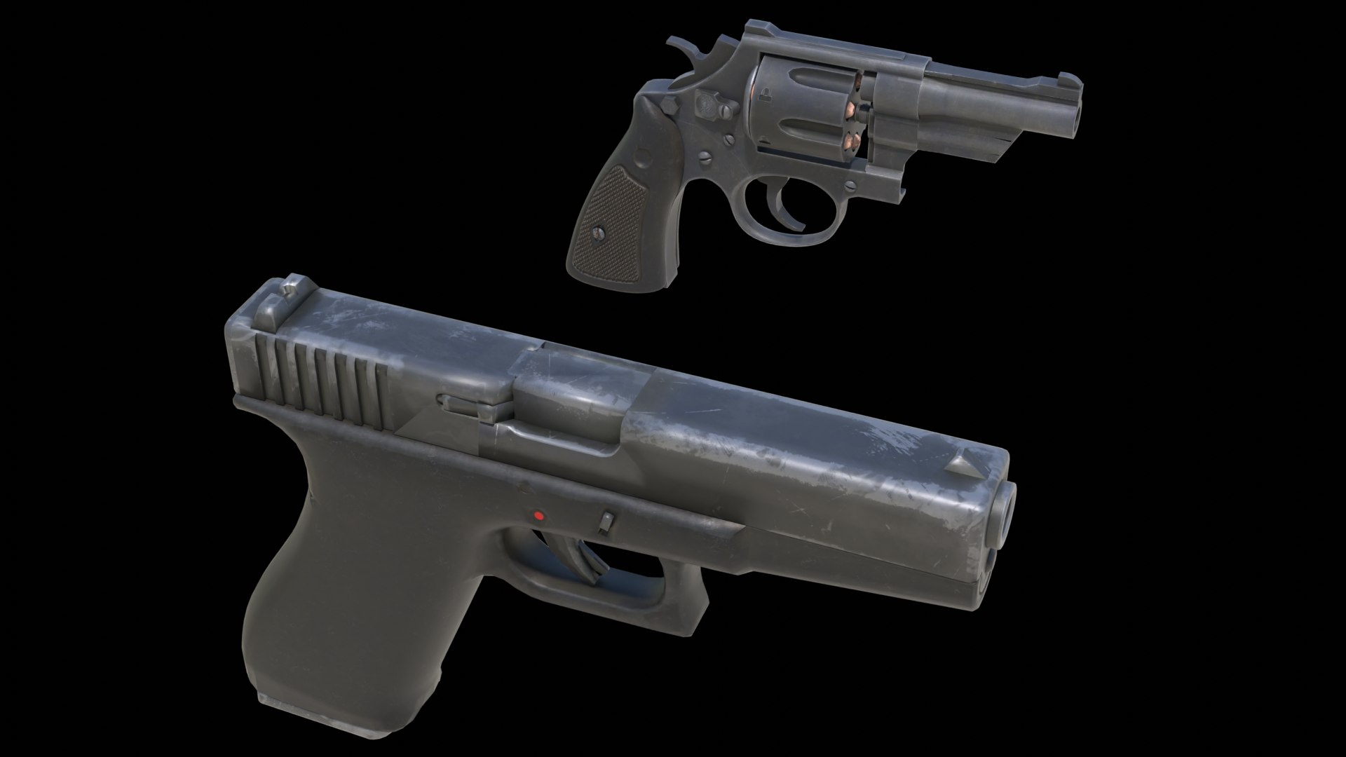 3D Pistol Gun model - TurboSquid 2167948