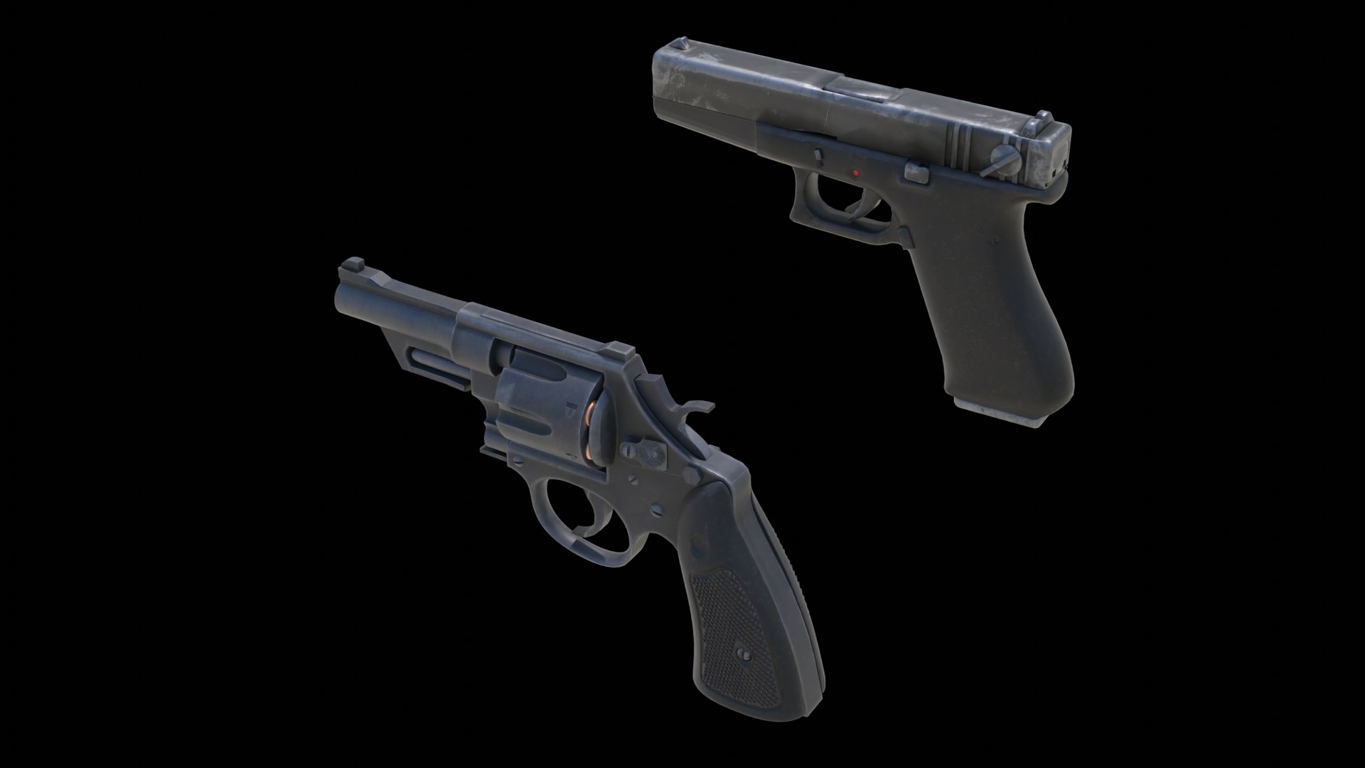 3D Pistol Gun model - TurboSquid 2167948