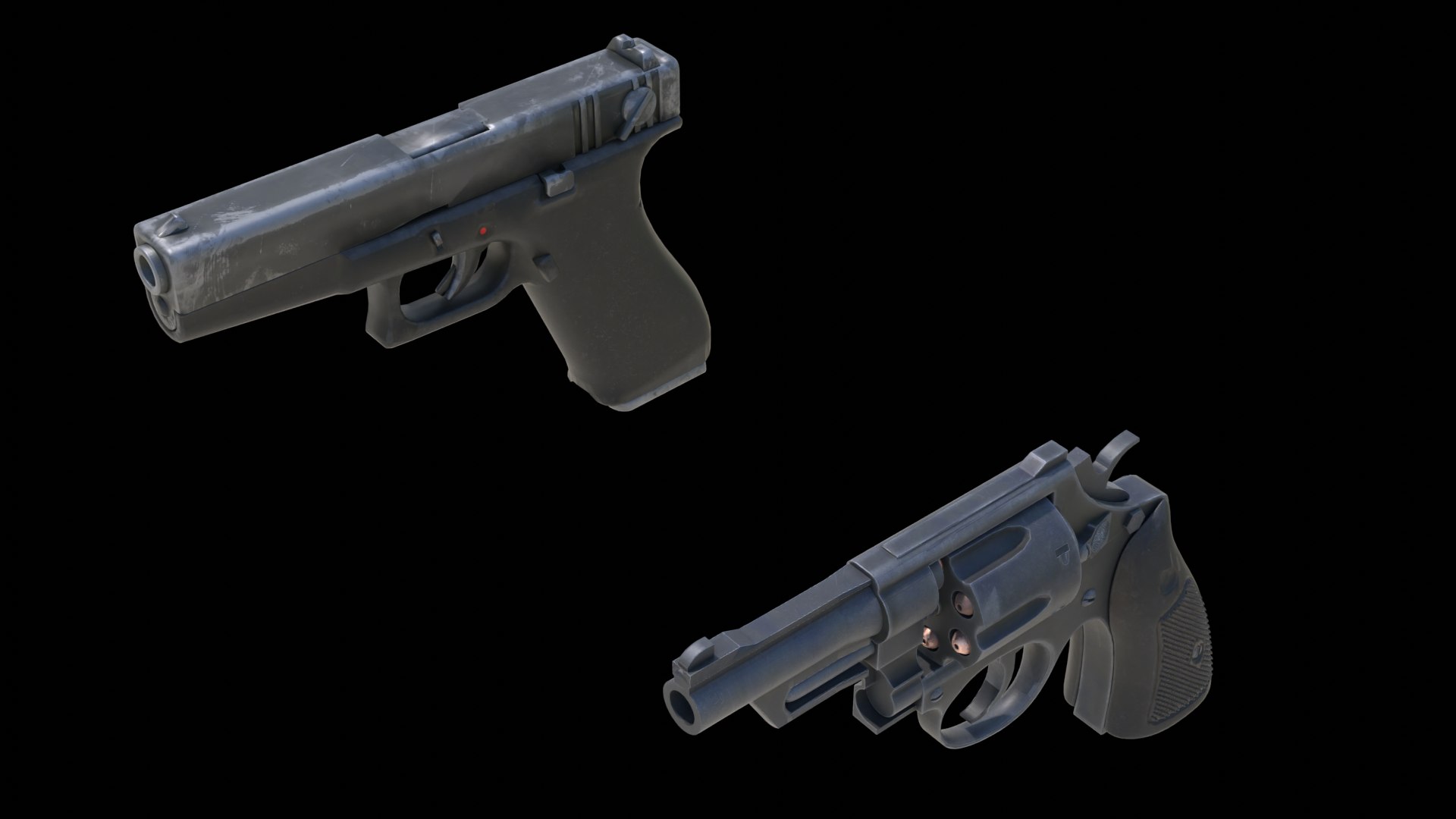 3D Pistol Gun model - TurboSquid 2167948