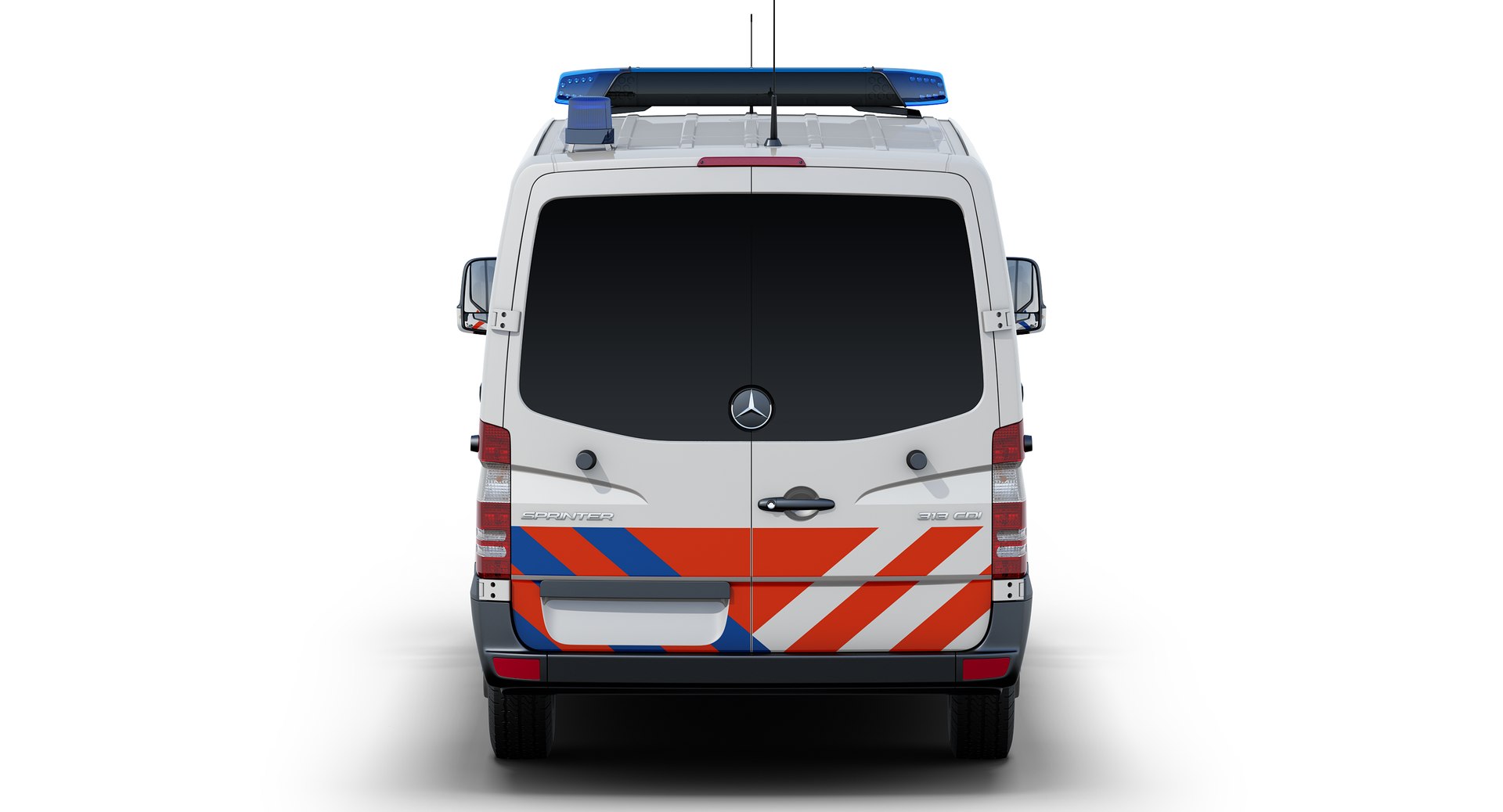 Mercedes-benz Sprinter Dutch Police 3D Model - TurboSquid 1405949