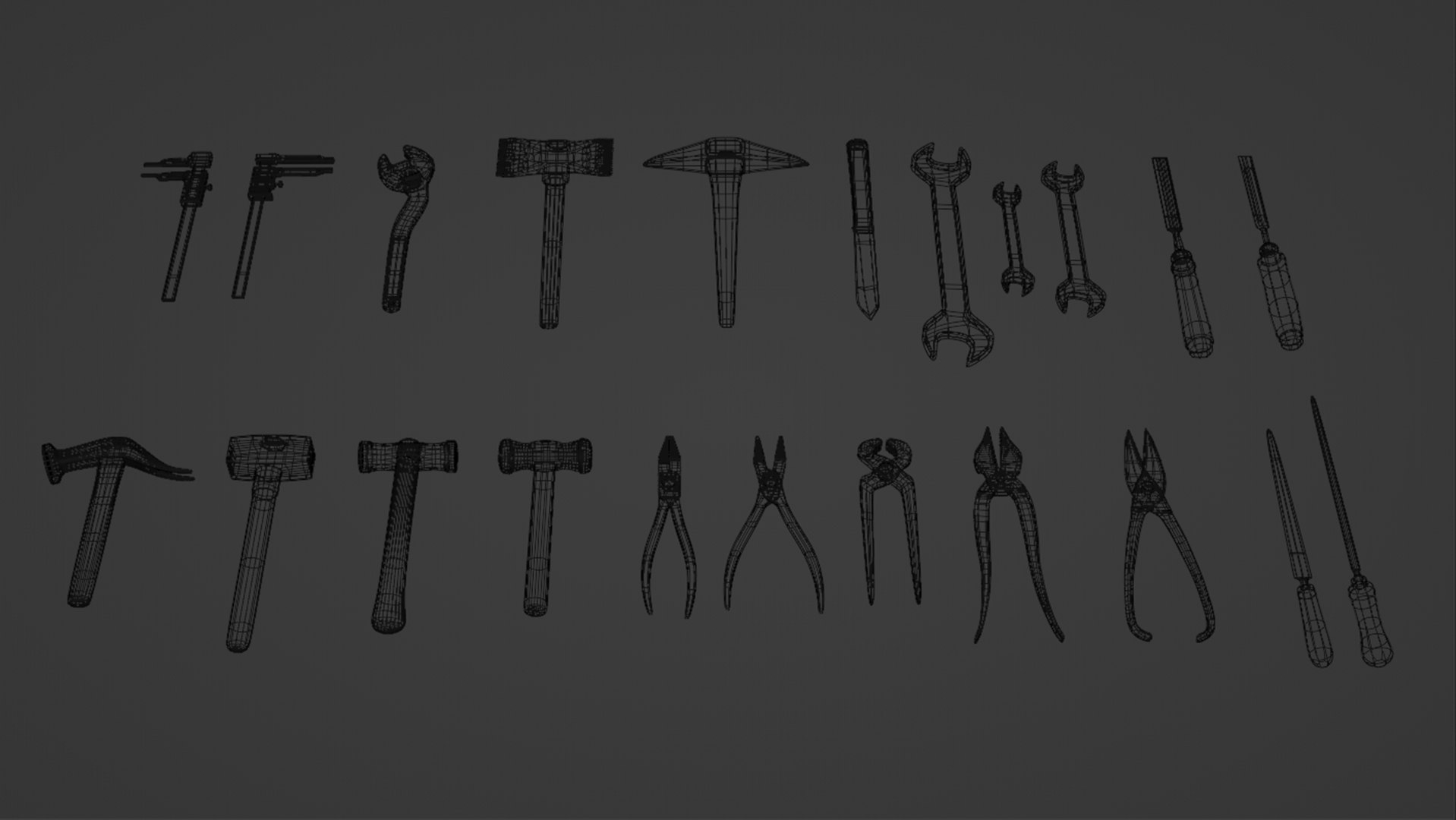 Collection Of Tools 3D - TurboSquid 2208486
