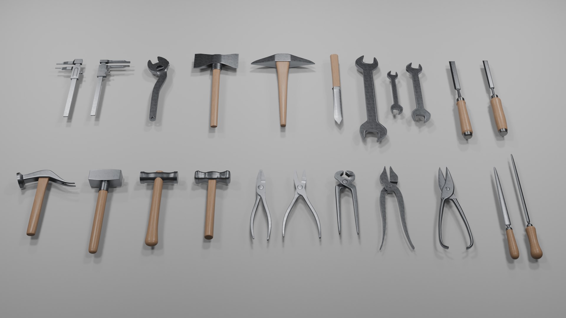 Collection Of Tools 3D - TurboSquid 2208486