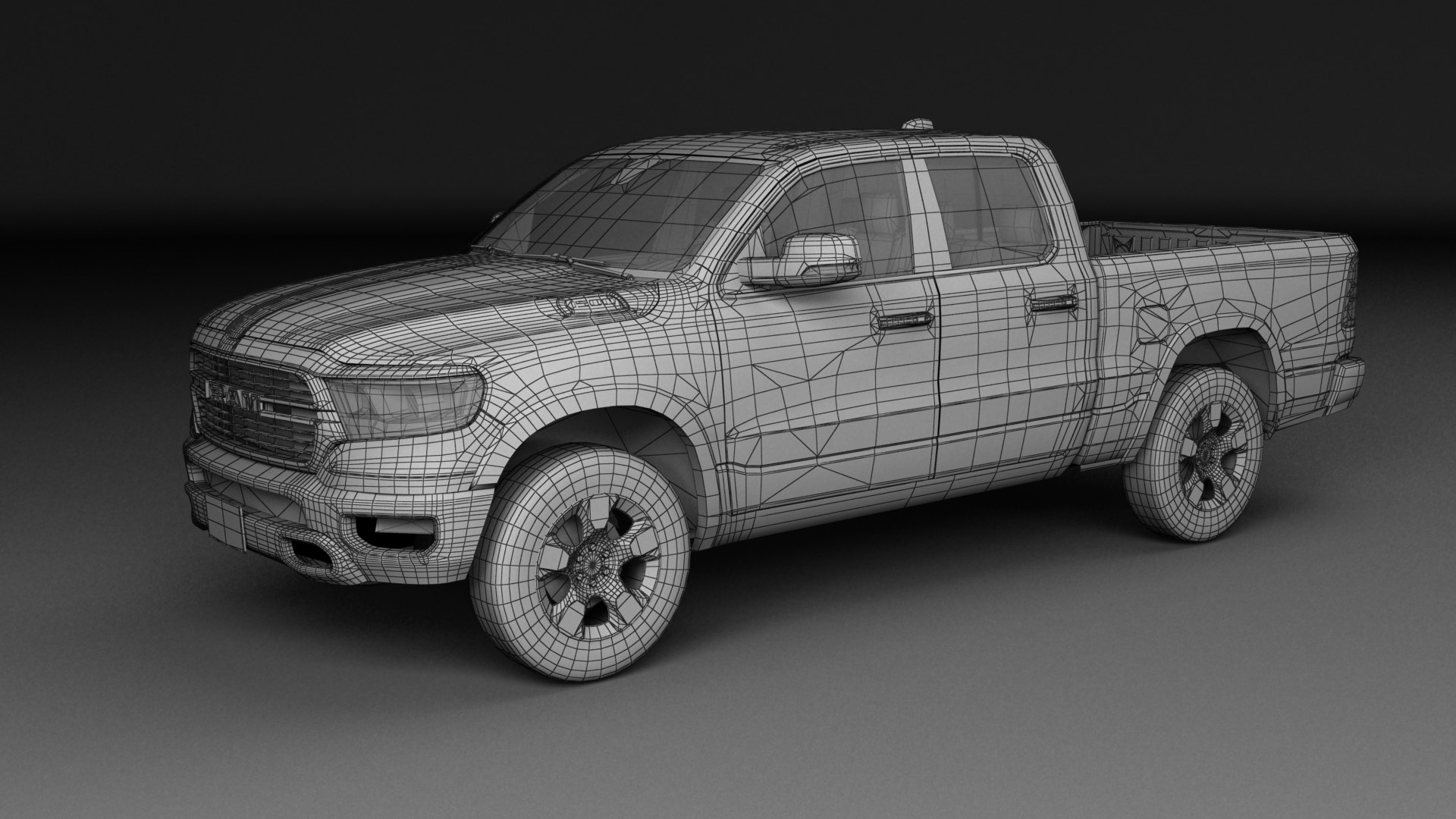 3D model 2019 Ram 1500 QuadCab boat - TurboSquid 2122330
