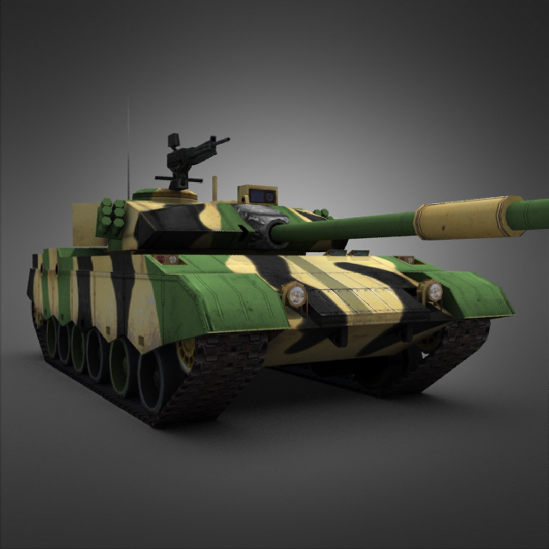 3d Ztz96 Type 96 Tank Model