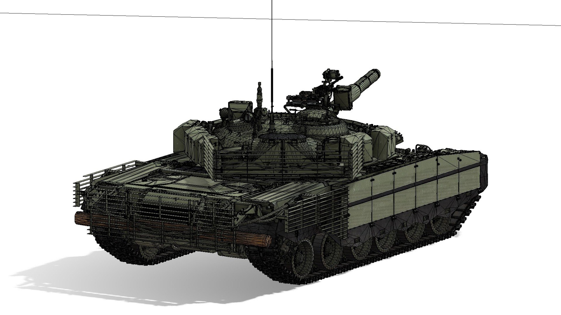 3D Model Russian T-80BVM - TurboSquid 2254920