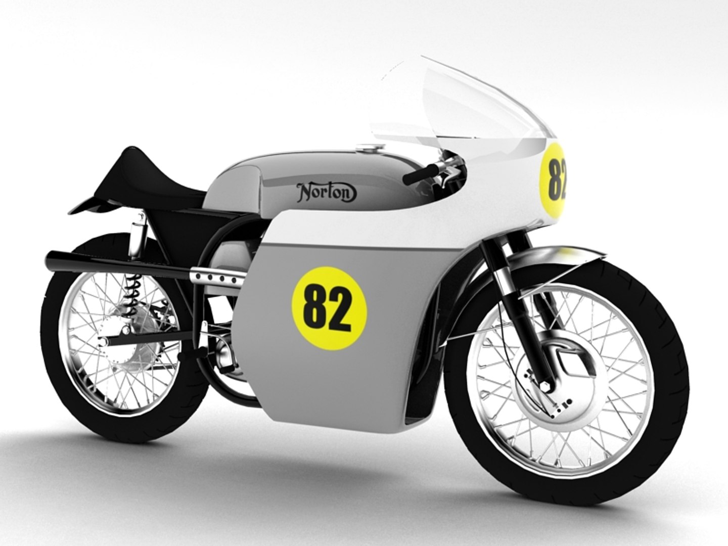 3d norton racer 1960 model