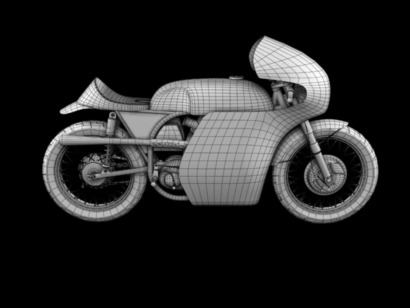 3d norton racer 1960 model