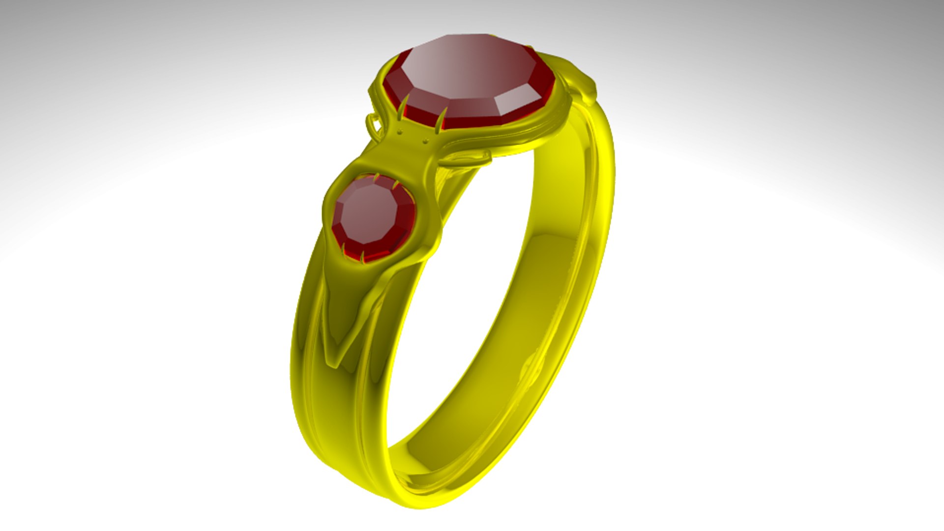3d golden ring model