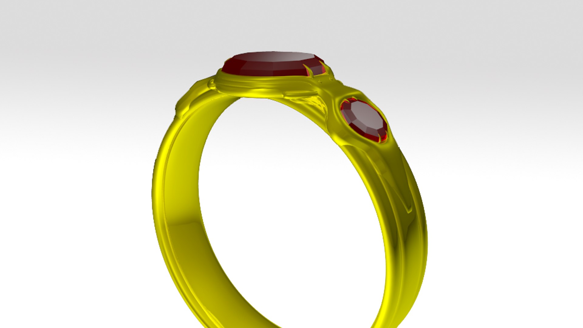 3d golden ring model