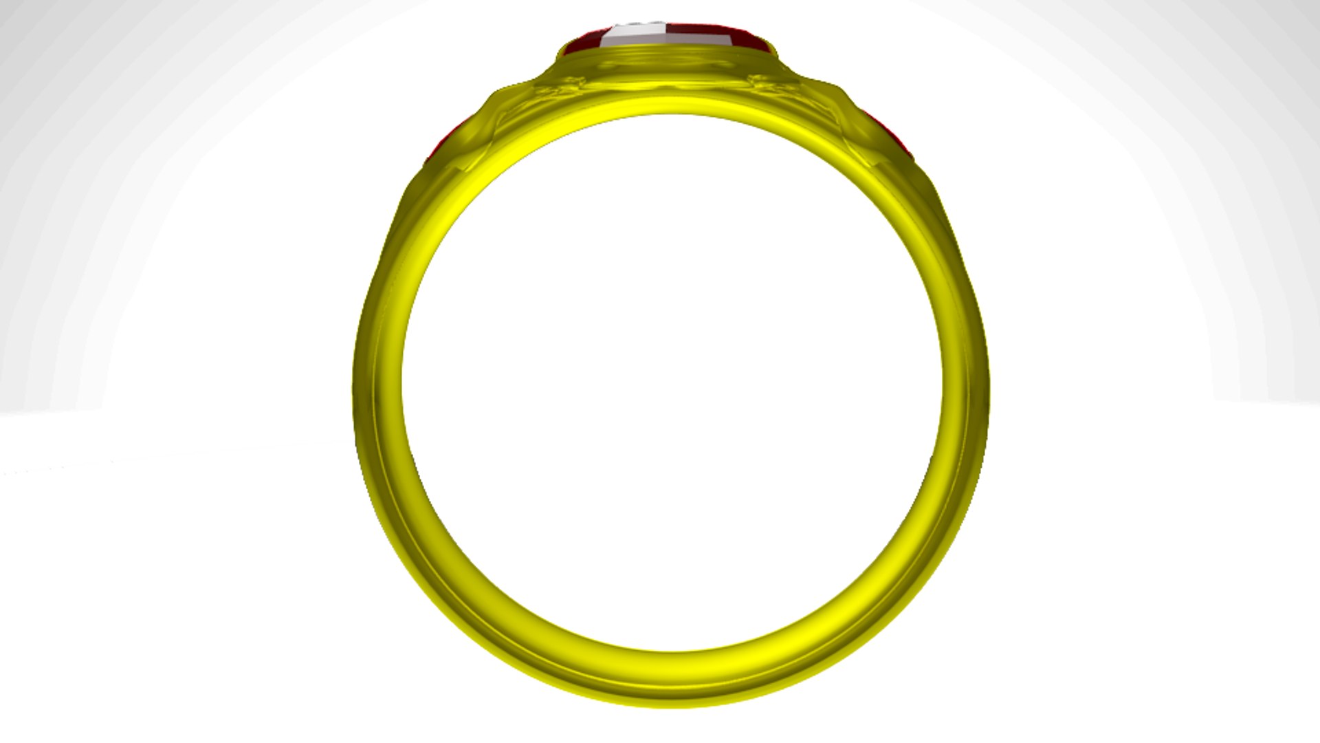 3d golden ring model