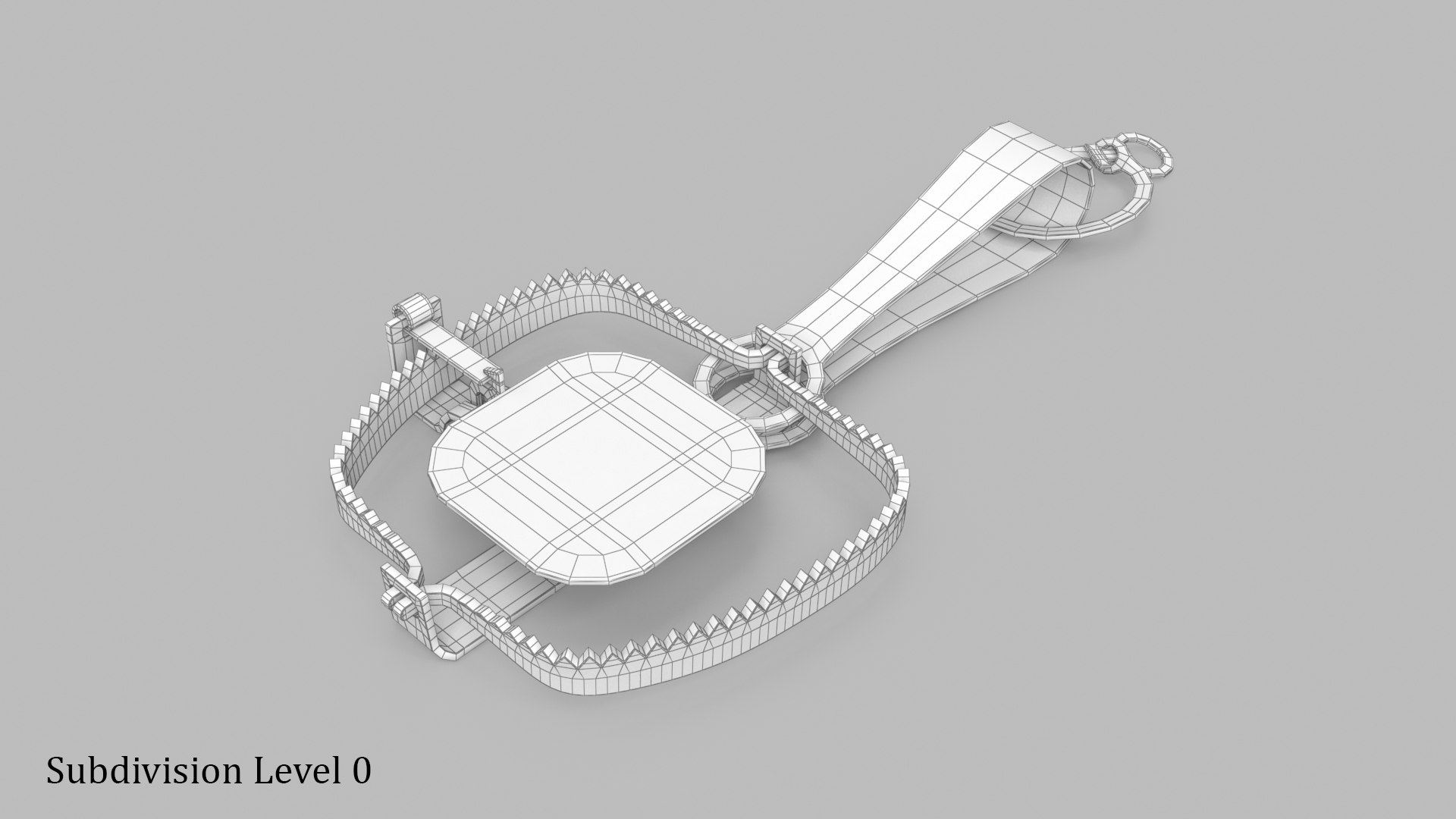 Rat Trap Toothed Model - TurboSquid 2036210