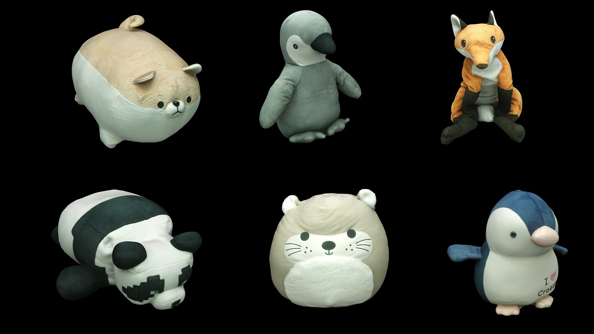 Plush Animal Collection 10 3D Model - TurboSquid 2106593