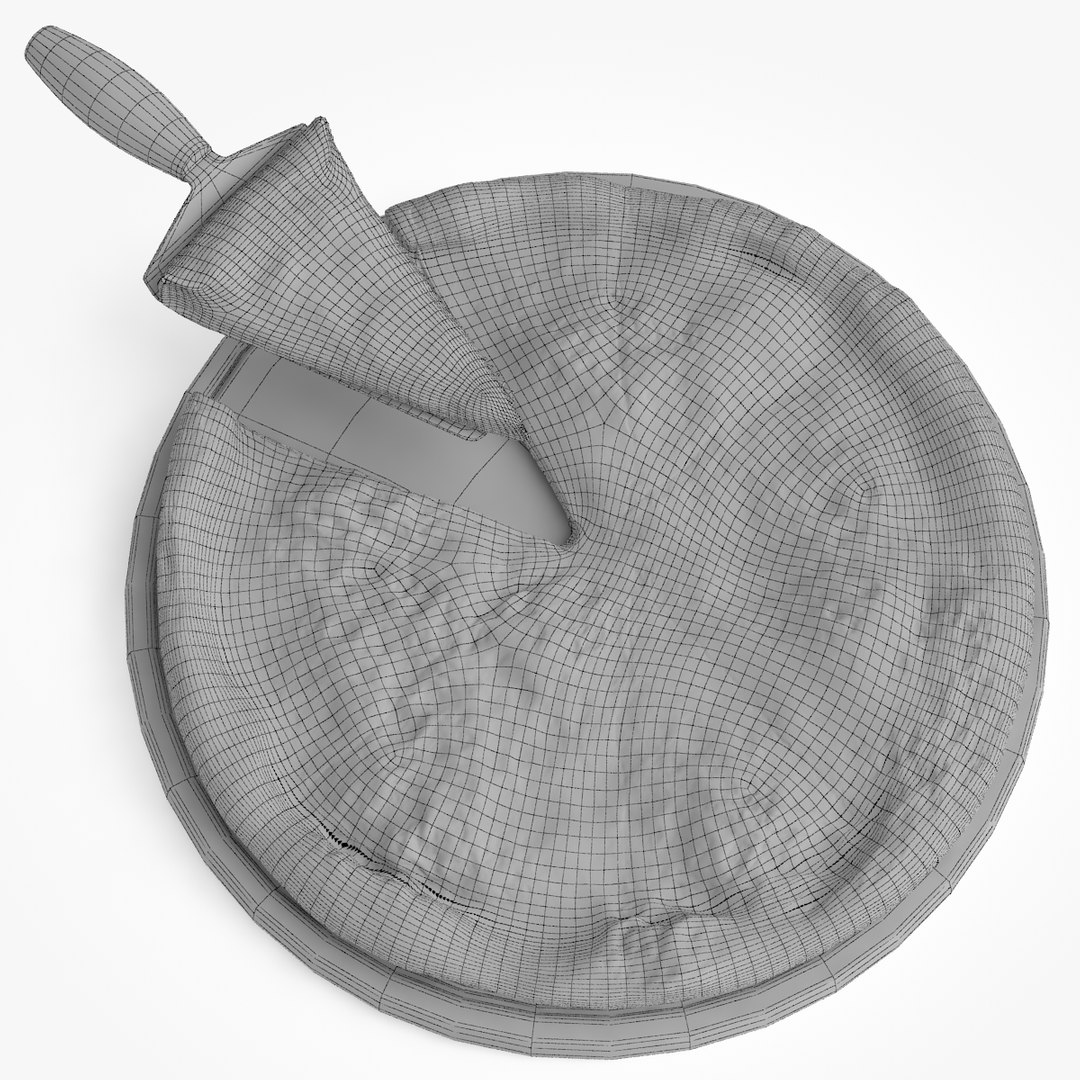 pizza real realistic 3d model