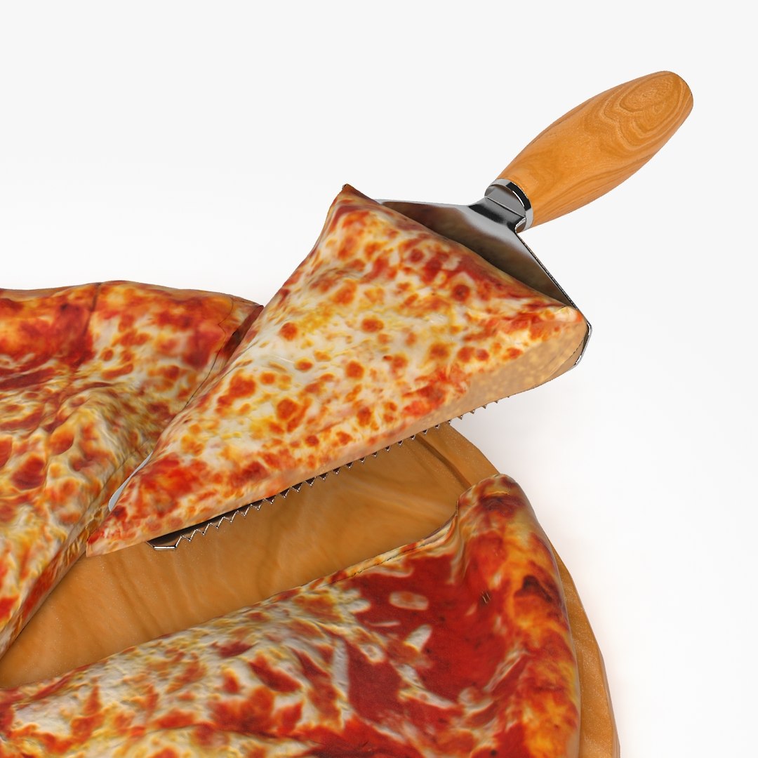 pizza real realistic 3d model