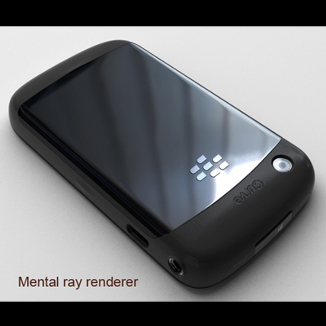 3d blackberry curve 8520 model