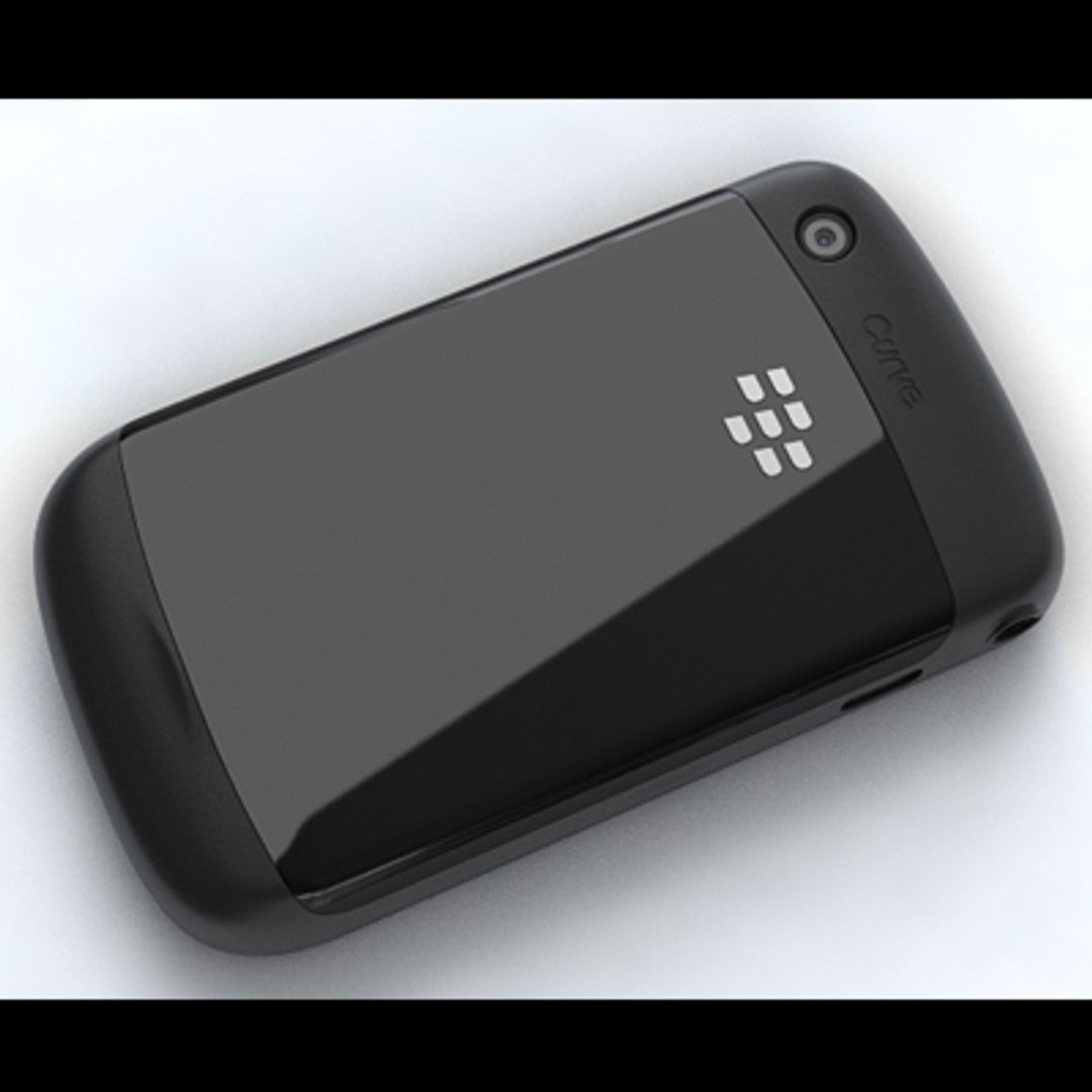 3d blackberry curve 8520 model