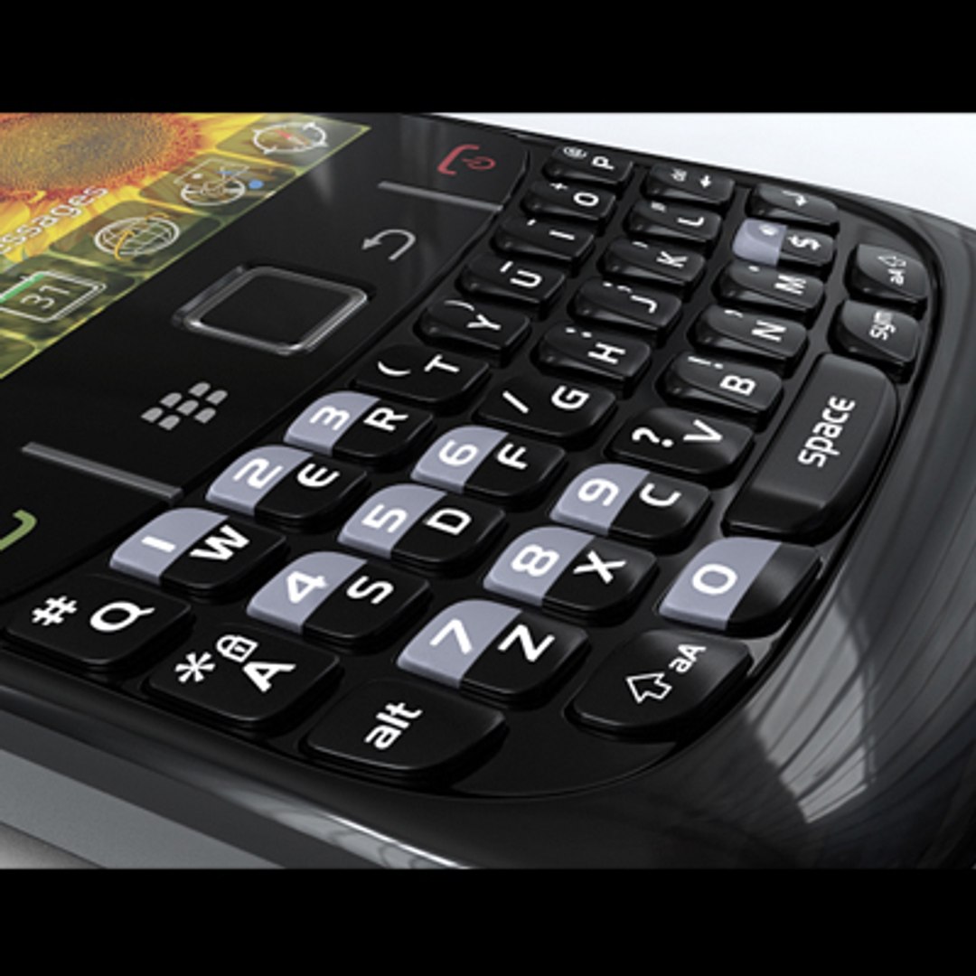 3d blackberry curve 8520 model