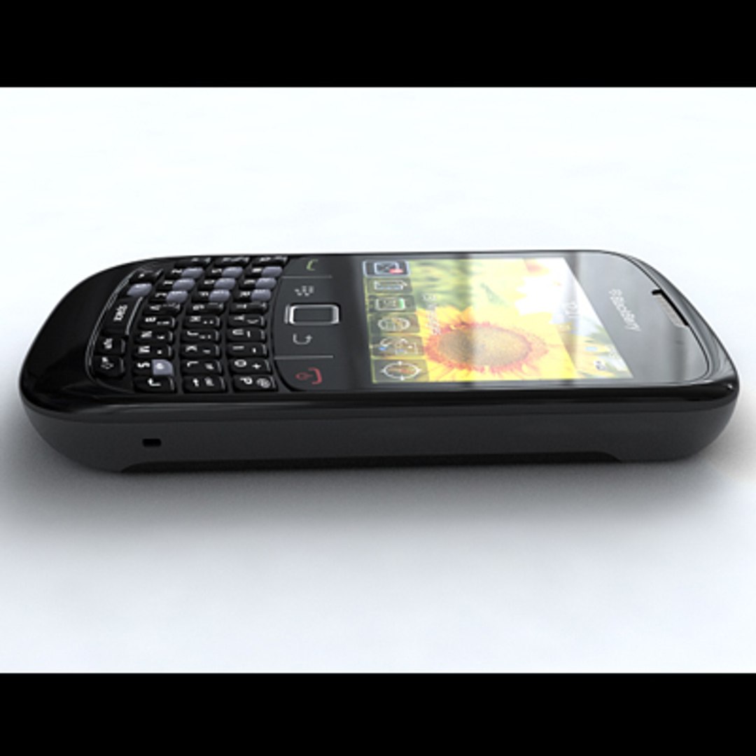 3d blackberry curve 8520 model