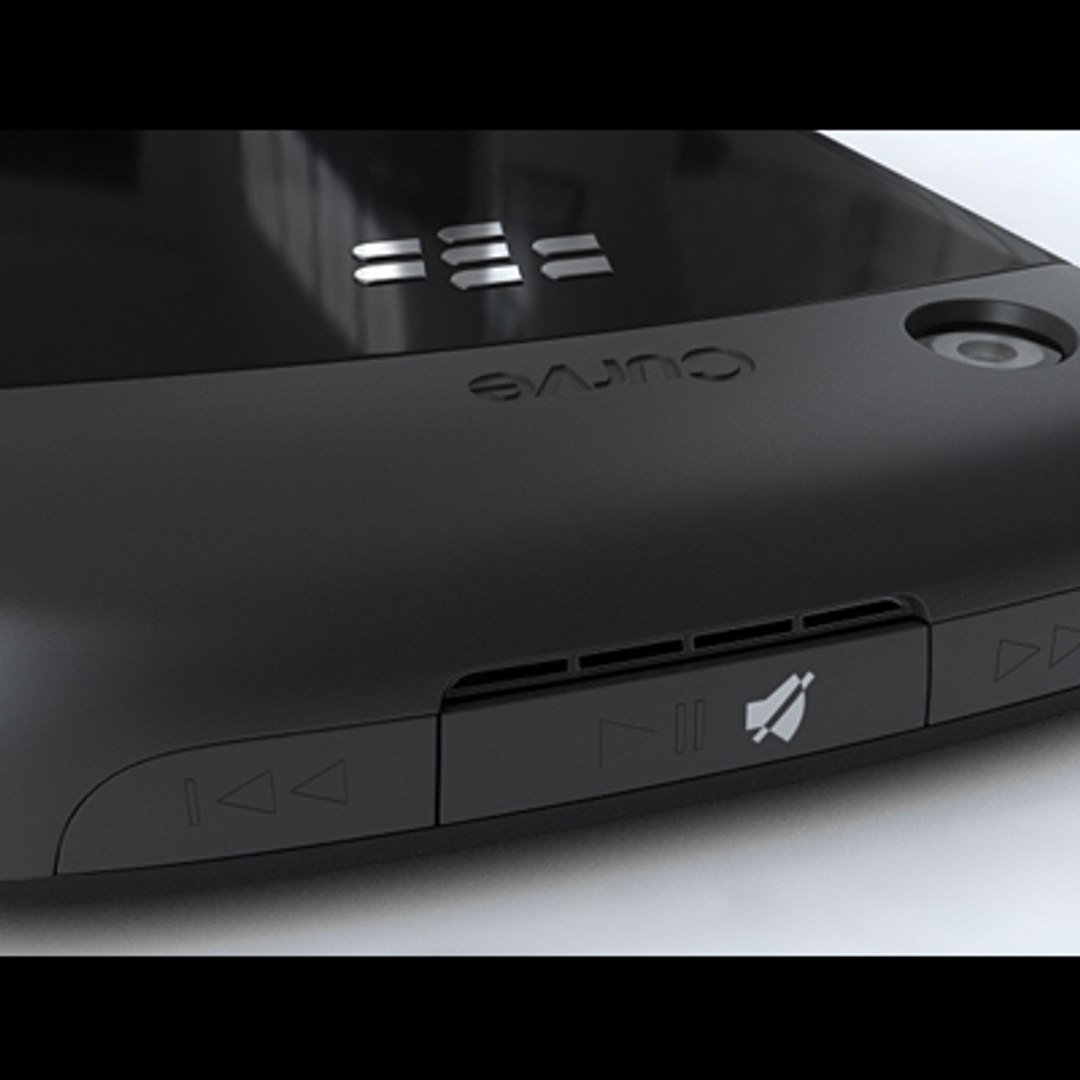 3d blackberry curve 8520 model