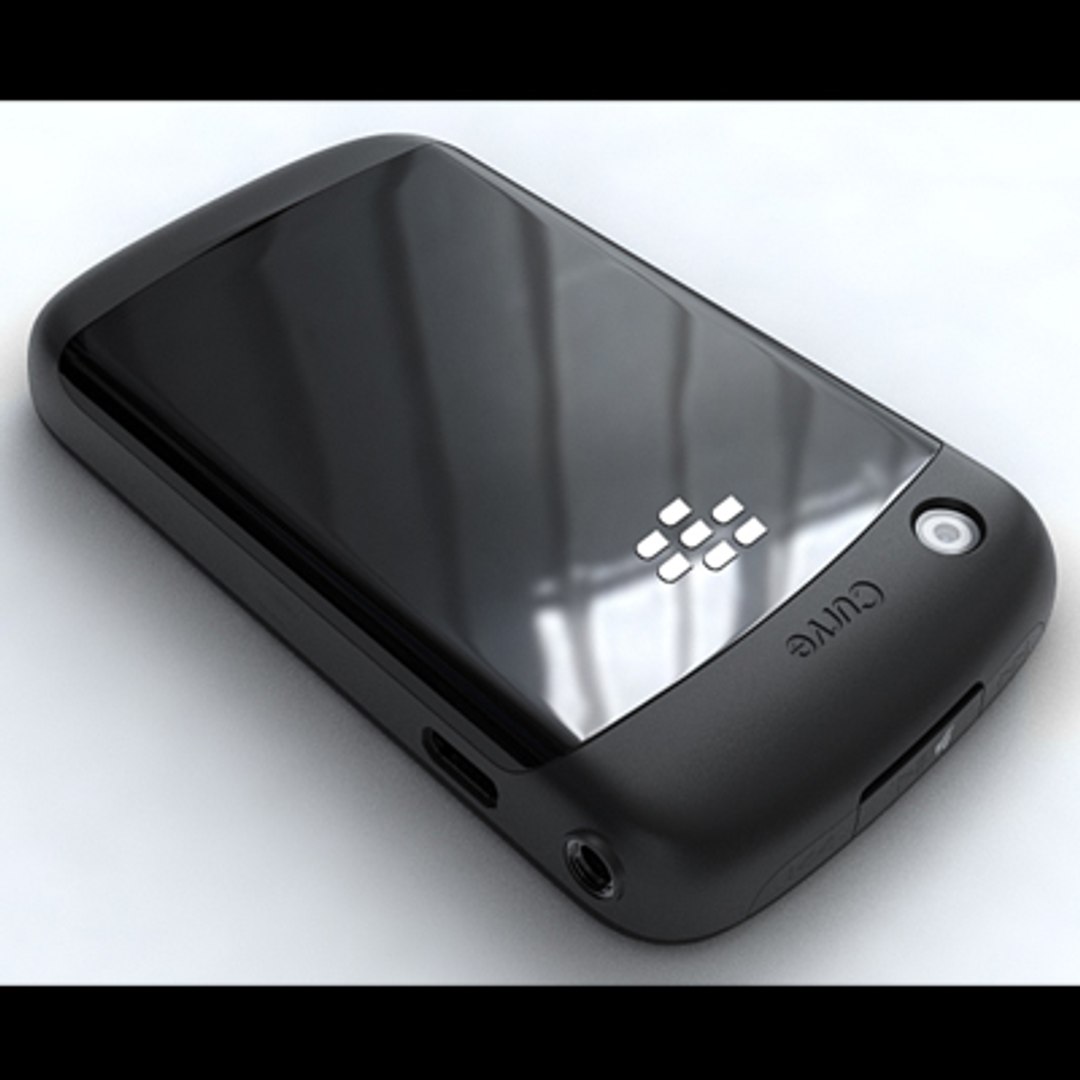 3d blackberry curve 8520 model